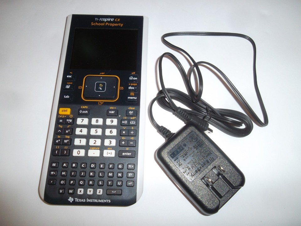 TI Nspire CX Color-Display Graphing Calculator with School Property ...