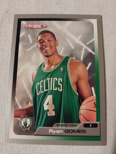 2005-06 RYAN GOMES TOPPS TOTAL SILVER NBA ROOKIE CARD RC #294 BOSTON ...