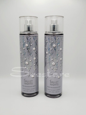 Bath & Body Works Ballet Nights Fine Fragrance Body Mist Spray 8 oz New ...