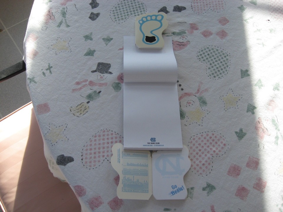 2006 UNC North Carolina Tar Heels The Rams Club POST IT GO HEELS PADS ...