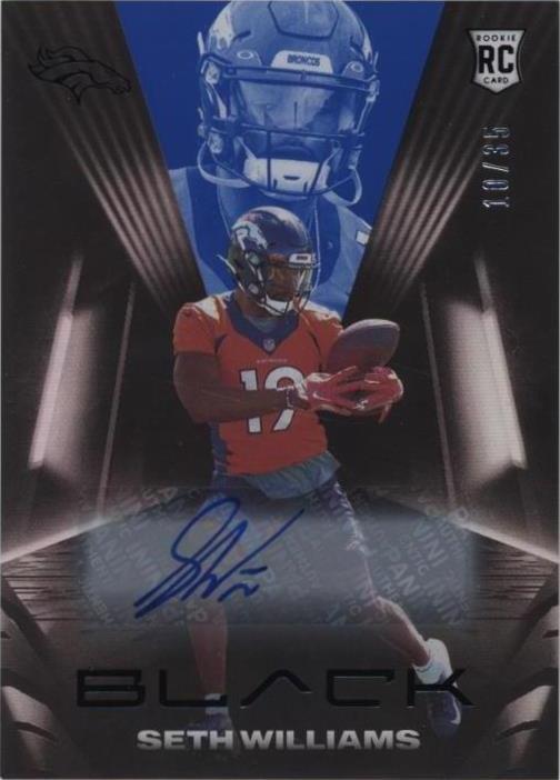 2021 Panini Black - Rookies Seth Williams #181 Sapphire /35 (RC) for ...