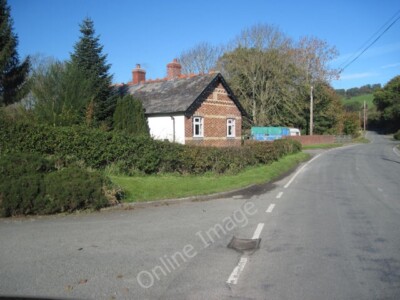 Photo 6x4 House at Aberbechan Tynllwyn beside the B4389 road at ...
