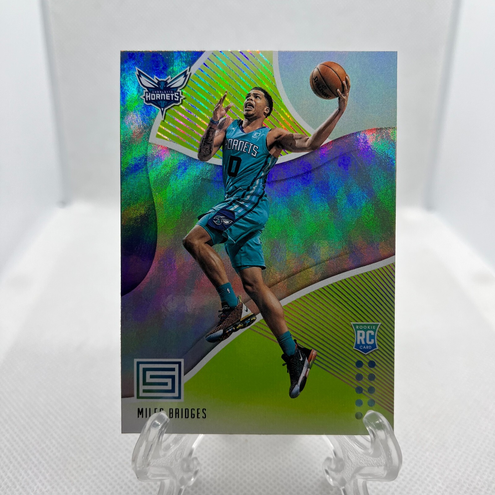 Miles Bridges 2018-19 Panini Status Rookies 1 Green #116 Rookie RC ...