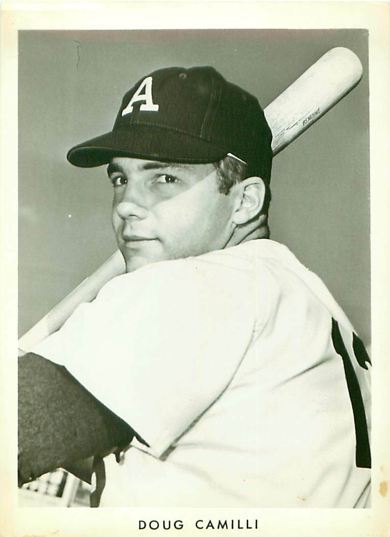 1962 Atlanta Crackers MLB Baseball Player Doug Camilli At Bat Team ...