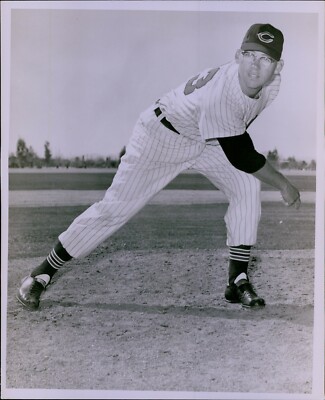 LG853 1959 Original Photo RUSS HEMAN Cleveland Indians Baseball Pitcher ...