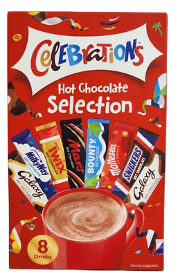 Assorted Hot Chocolate Selection 8 Flavours Instant Drinks For XMAS ...