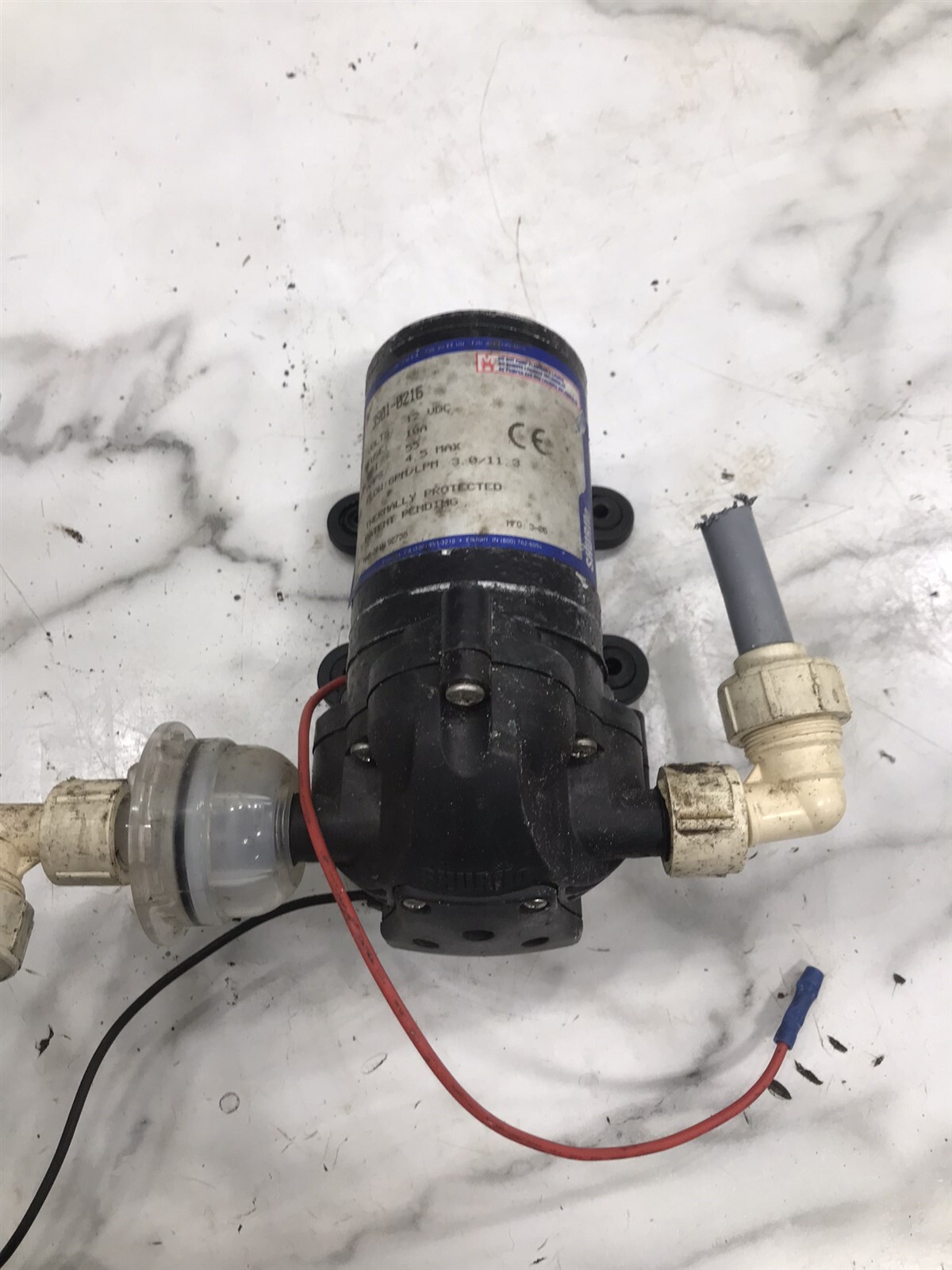 Shur Flo Shurflo 3 GPM 12 V boat marine RV water pump 55 psi 3901-0216 ...