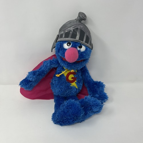 Hasbro Sesame Street Super Grover Talking Plush Toy 2010 Rare ...