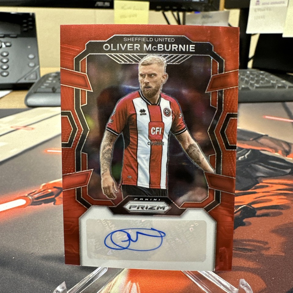 2023-24 Panini Prizm Premier League Oliver Mcburnie Red Stars Prizm ...