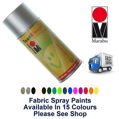 Marabu Fabric Spray Paint Clothes Shoes Car Interior Curtains plus so ...