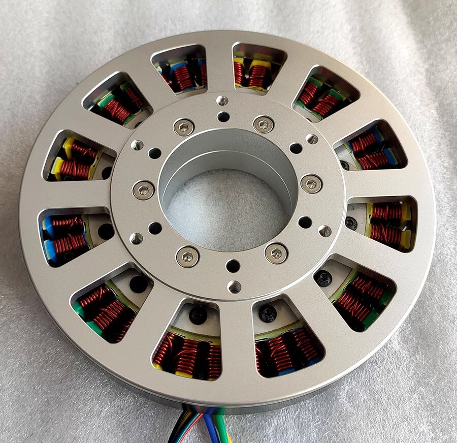 12410 3Nm Ultra Low Speed Disc Type Brushless DC Motor Flat and Thin ...