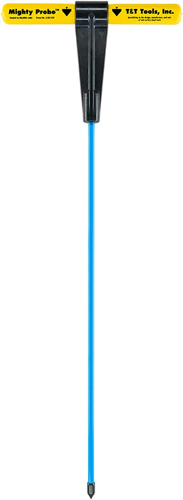Mighty Probe Insulated Metal Soil Probe - Probing Rod, T-Handle Steel ...