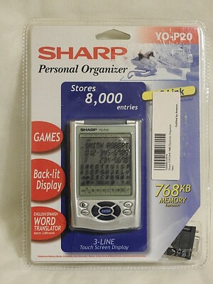 SHARP Personal Organizer YO-P20 - Stores 8,000 entries - NIP | eBay