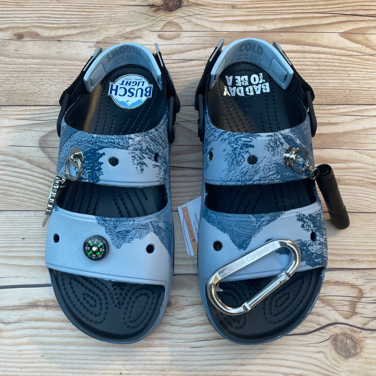 Busch Beer x Crocs Classic All-Terrain Sandal Men’s Size 8 / Women’s S ...
