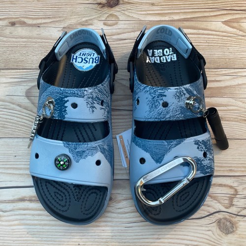 Busch Beer x Crocs Classic All-Terrain Sandal Men’s Size 8 / Women’s S ...