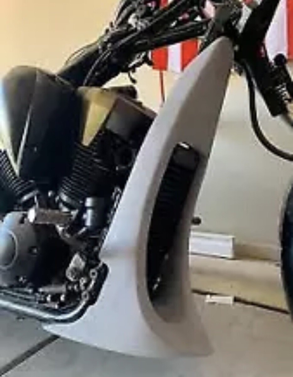 Honda Fury Personalizada Ldquo Honda Custom Raked Chin Spoiler