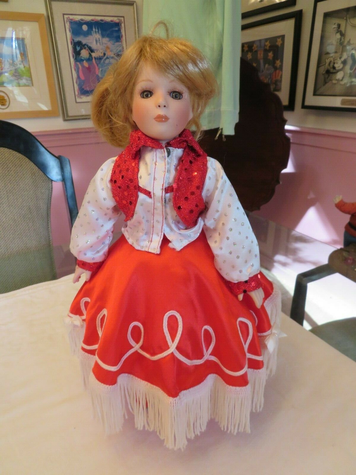 Paradise Galleries Musical Cowgirl 14" Doll "RUBY" Cindy Shafer | eBay