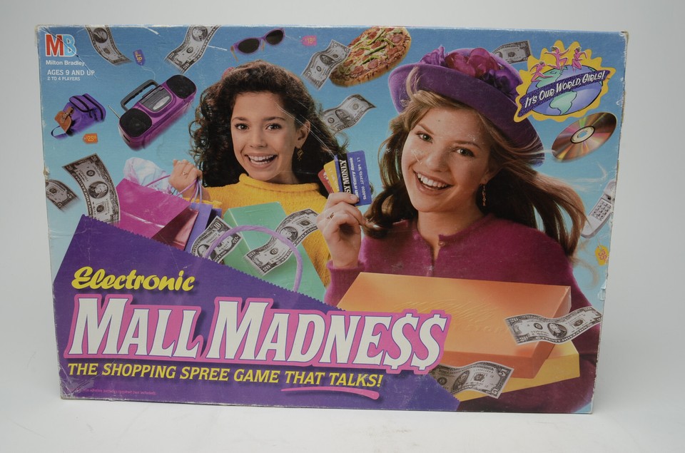 Mall Madness Board Game Milton Bradley 1986, 100% Complete. Works see ...