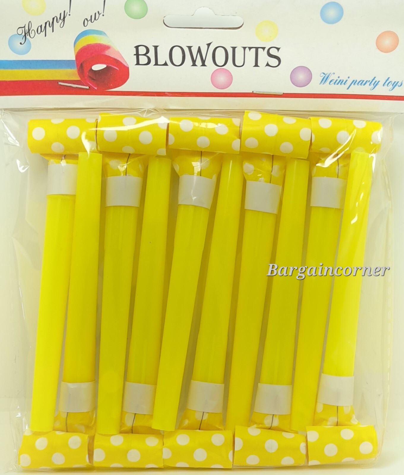 Party Blowouts Whistle Polka Dot Parties Blowers Blowout Party Whistle ...