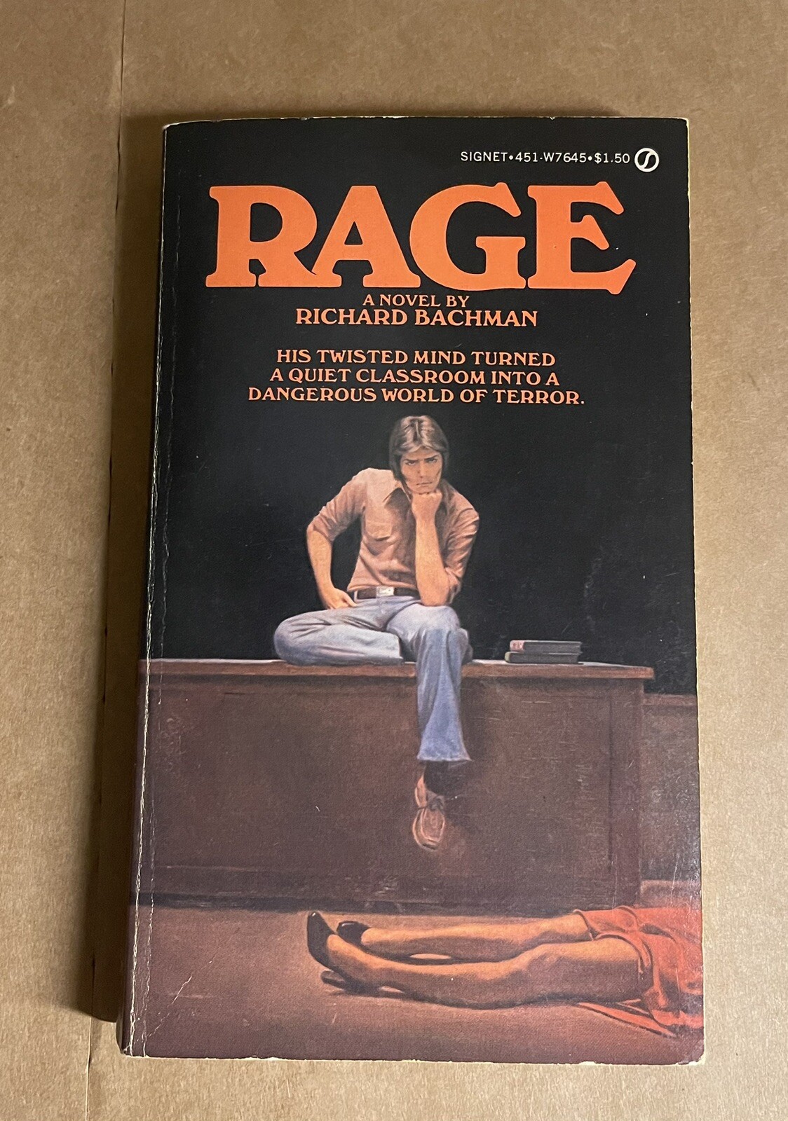 RAGE by Richard Bachman (Stephen King) TRUE 1st Edition Print (1977 ...