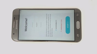 Samsung Galaxy J3 Emerge SM-J327P (Silver 16GB 2GB) Boost CRACKED WORN ...