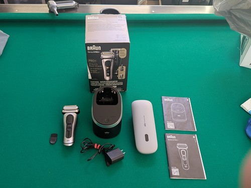 Braun Series 9 PRO+ 9577cc Electric Razor With Power Case And Smart ...