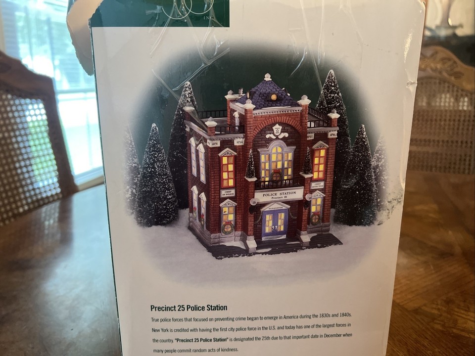 Dept 56 Christmas In The City Precinct 25 Police Station 58941 ...