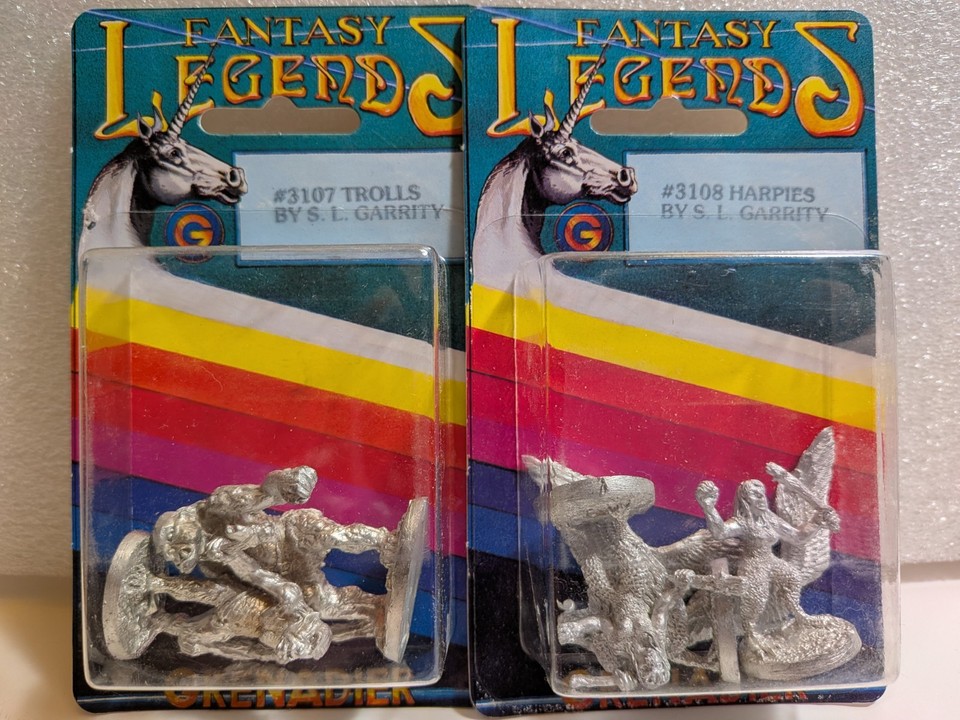 Sealed Grenadier Fantasy Legends Miniatures Lot (x19) 25mm - D&D ...