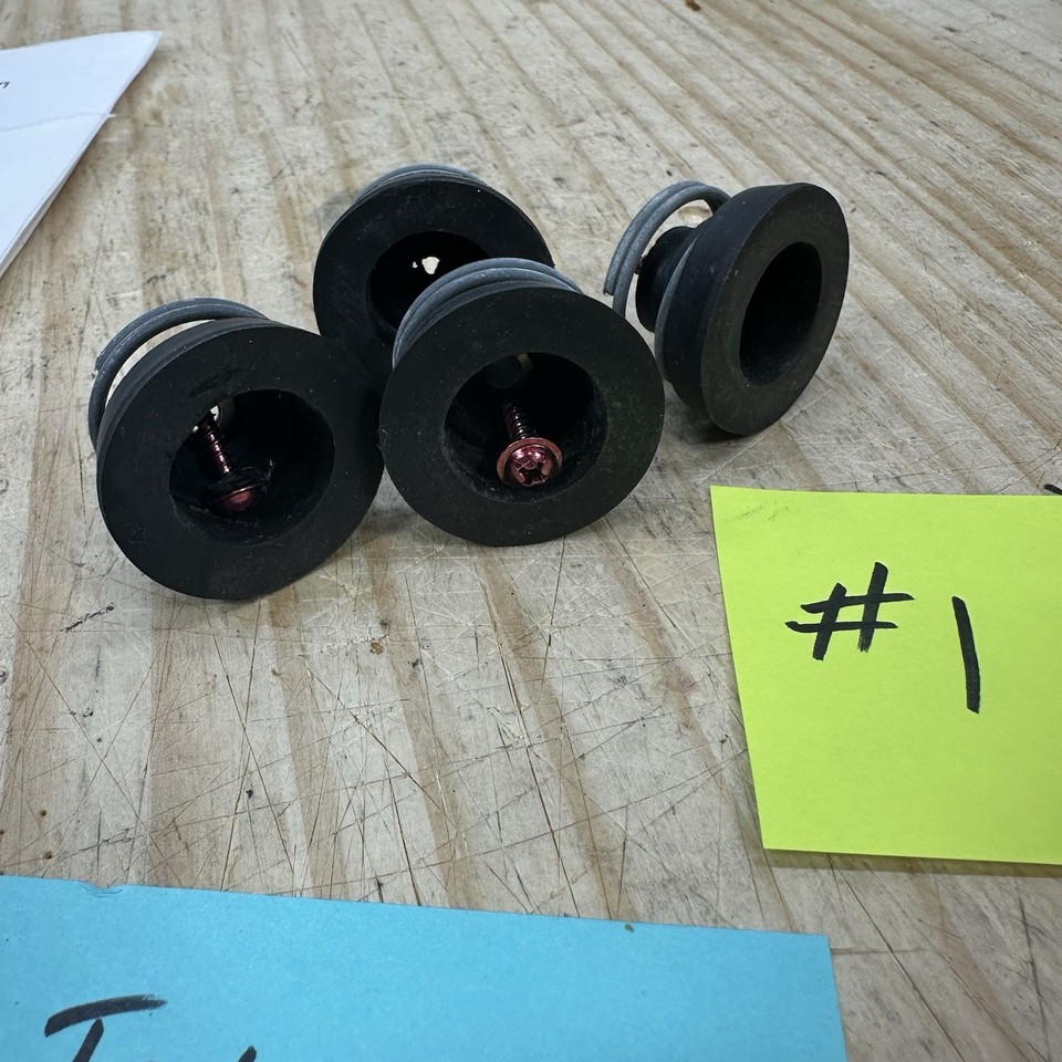 Technics SL-Q5 Turntable Parts - 4 Rubber Sprung Legs Feet | eBay