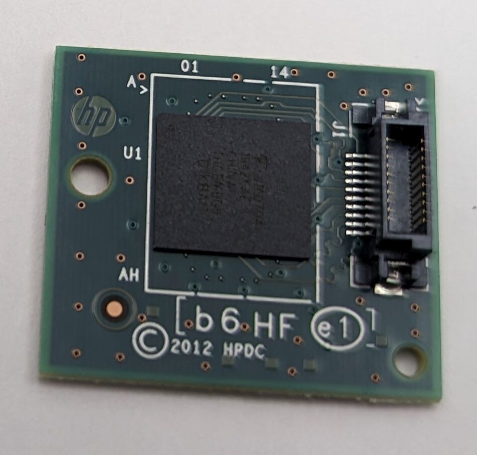 HP LaserJet Enterprise 16GB eMMC Embedded Multimedia Card Assembly ...