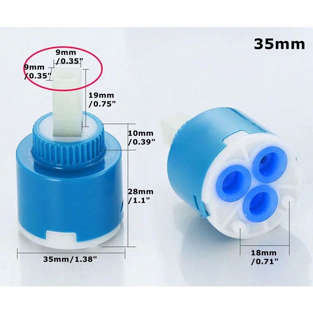 35mm 40mm Ceramic Disc Cartridge Basin Water Mixer Tap Faucet ...