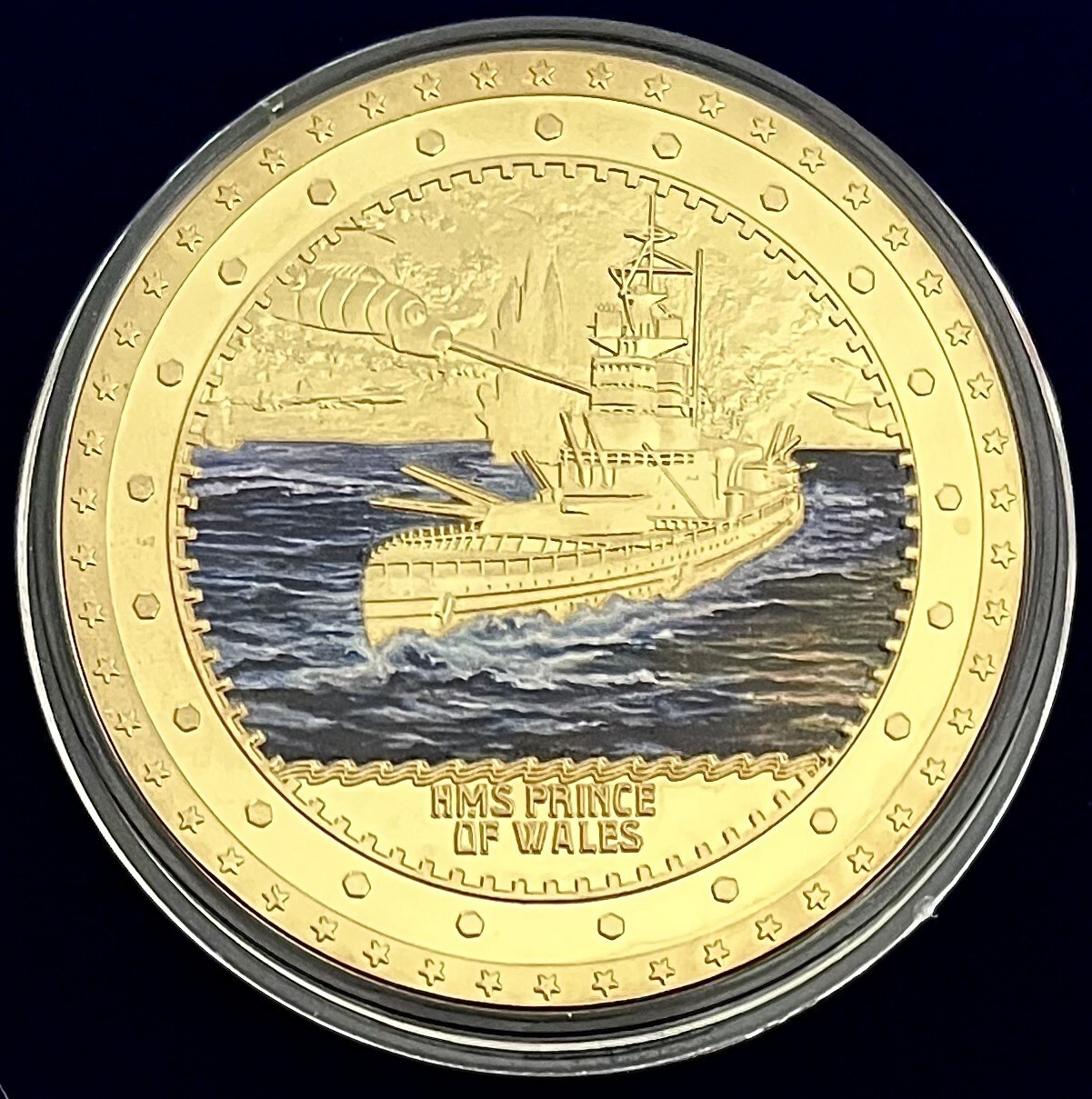 Windsor Mint "Most Famous Battleships" HMS Prince of Wales 2019 50mm ...