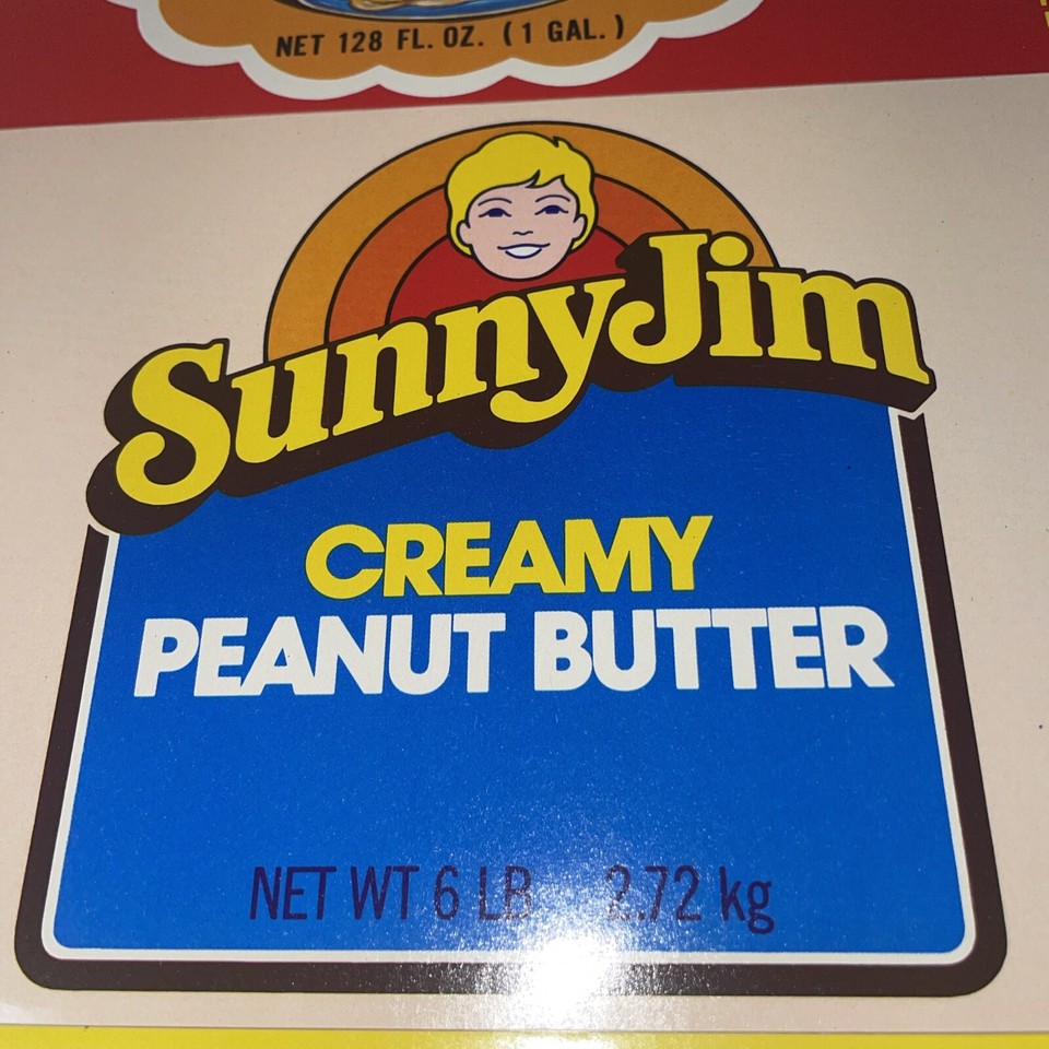 Sunny Jim Vintage Labels Lot Of 4 Syrup Peanuts Drink Peanut Butter ...