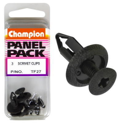 Champion Scrivet Clips 6mm - TF27 | eBay