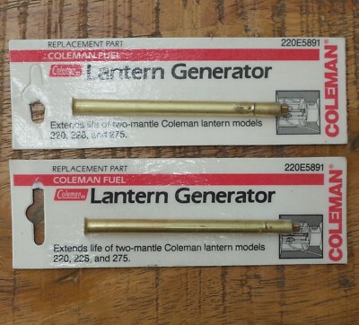 two NOS Coleman Lantern Generator 220E5891 fits Models 220 228 & 275 ...