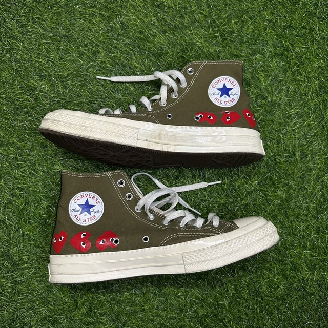 Size 10 - Converse Chuck 70 High Top x Comme des Garcons Play Multi ...