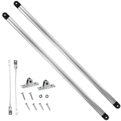 Bimini Top Rear Support Pole Kit Marine Grade Aluminum 1" Frame Tube ...