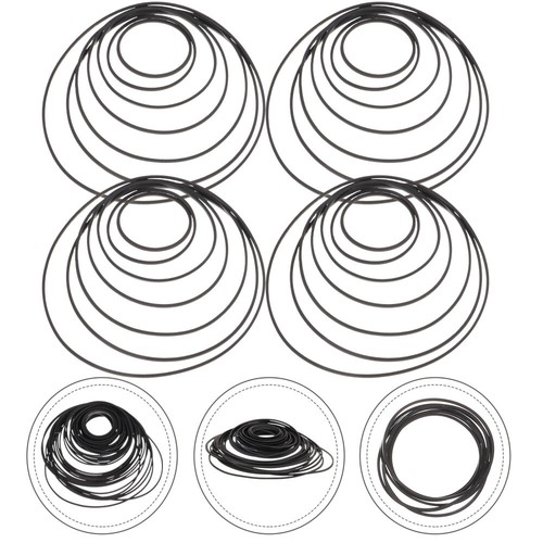 50 Pcs Record Stable Performance Recorder Belts Cassette Players ...