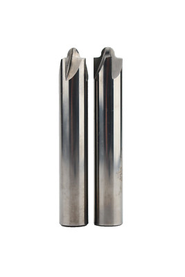 (2) HARVEY CARBIDE FORM RADIUS CUTTERS pair round channel S-221332 ...