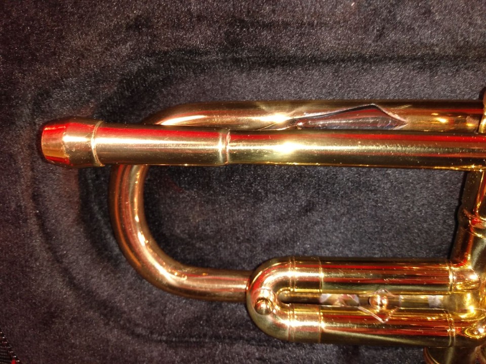 YORK CUSTOM Large Bore 0.464" Trumpet 1942 Gold Brass Bell | eBay