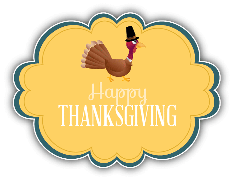 Happy Thanksgiving Turkey Funny Car Bumper Sticker Decal | eBay