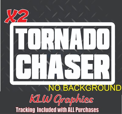Tornado Chaser Storm Car Decal Severe Weather Truck Lightning ...