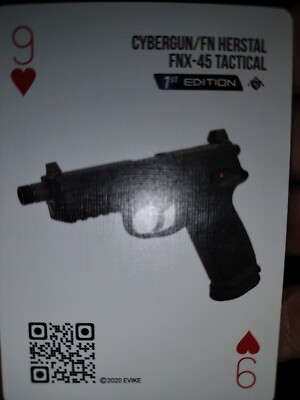 Nine of Hearts - Evike Weapons Cache 1st Edition Playing Cards | eBay