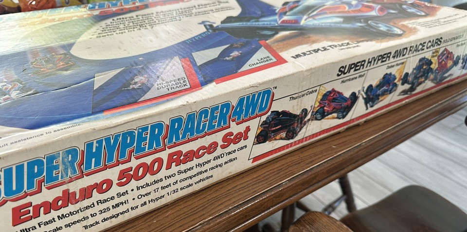 Bandai 1989 Super Hyper Racer 4WD Enduro 500 Race Set with 3 cars ...