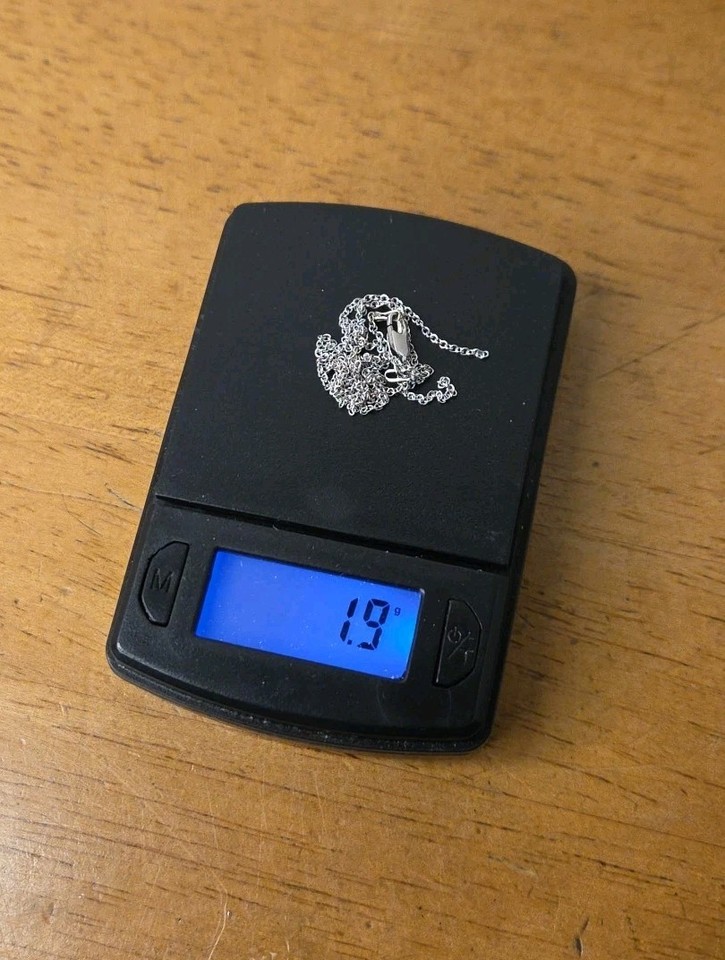 750 18K WHITE GOLD NECKLACE BROKEN SCRAP REPAIR | eBay