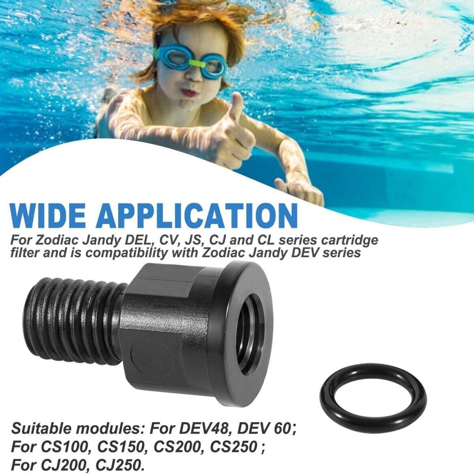 R0557100 Pressure Gauge Adapter For Jandy Zodiac CJ CS Series Filter ...