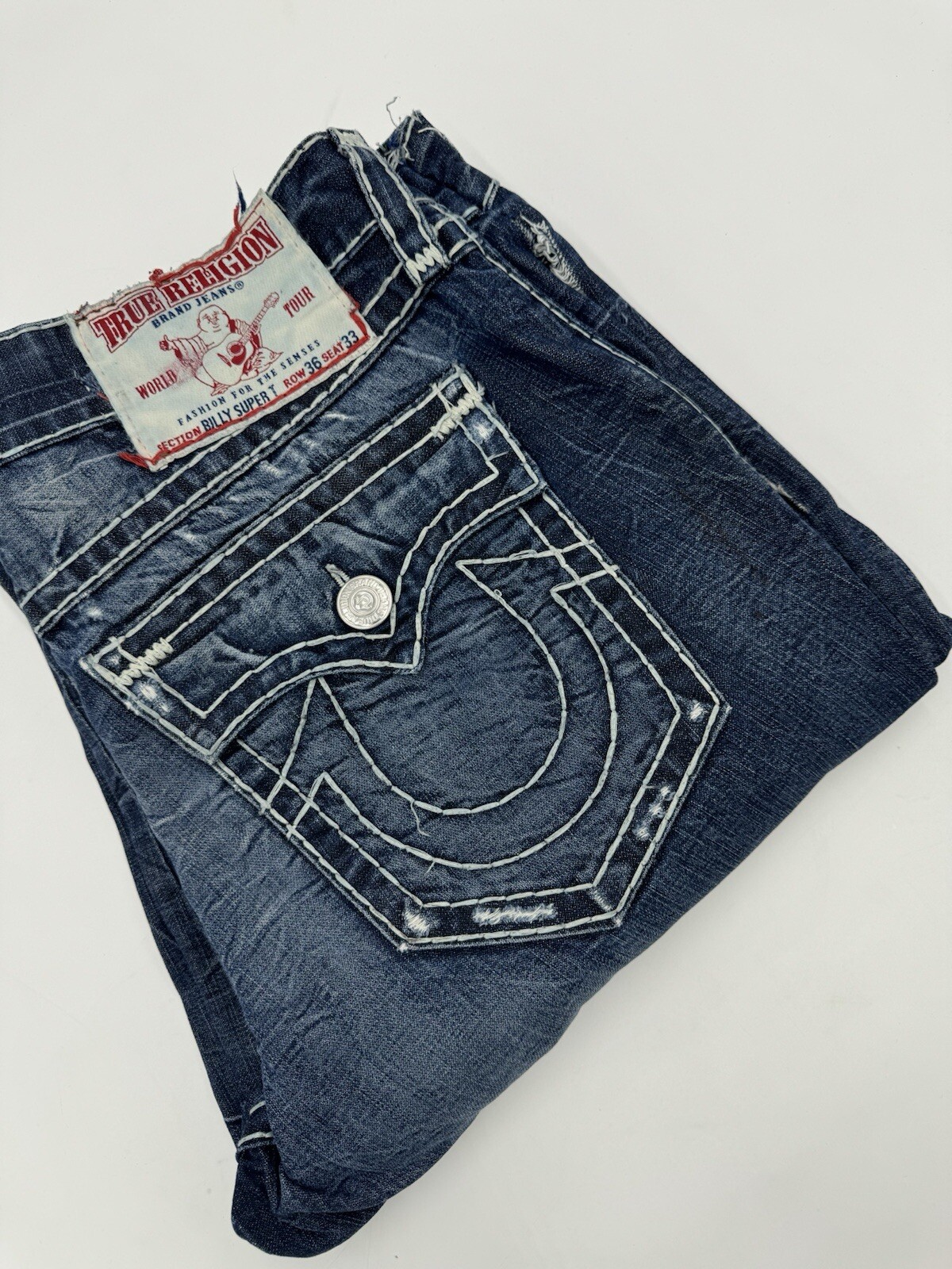 Vintage True Religion Billy Super T Jeans Mens 42x31 … - Gem