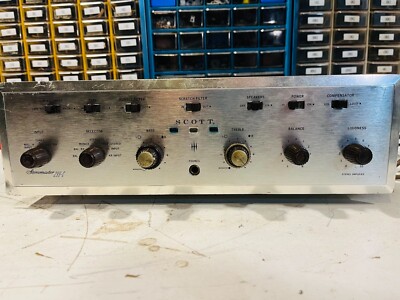 RESTORED! HH SCOTT 299-C TUBE INTEGRATED STEREO AMPLIFIER 299C ~~ SEE ...