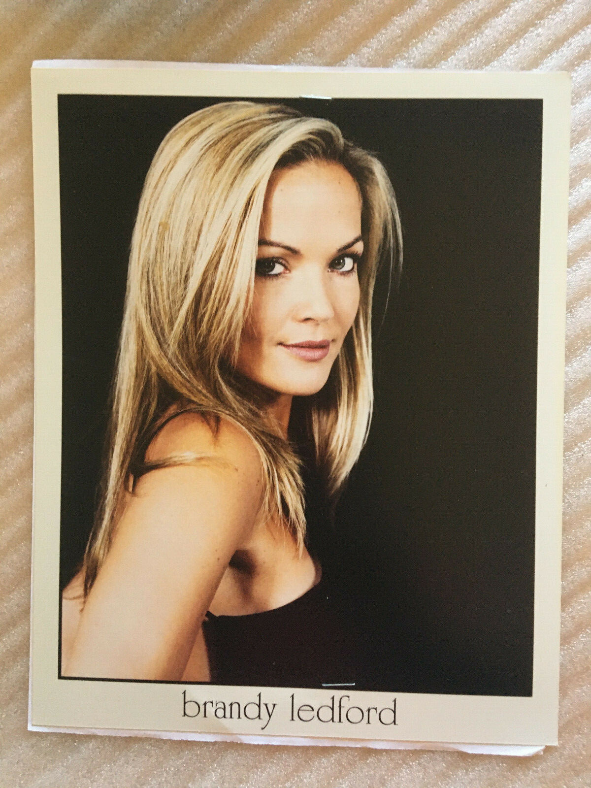 Brandy Ledford #1 vintage original headshot photo with credits training ...