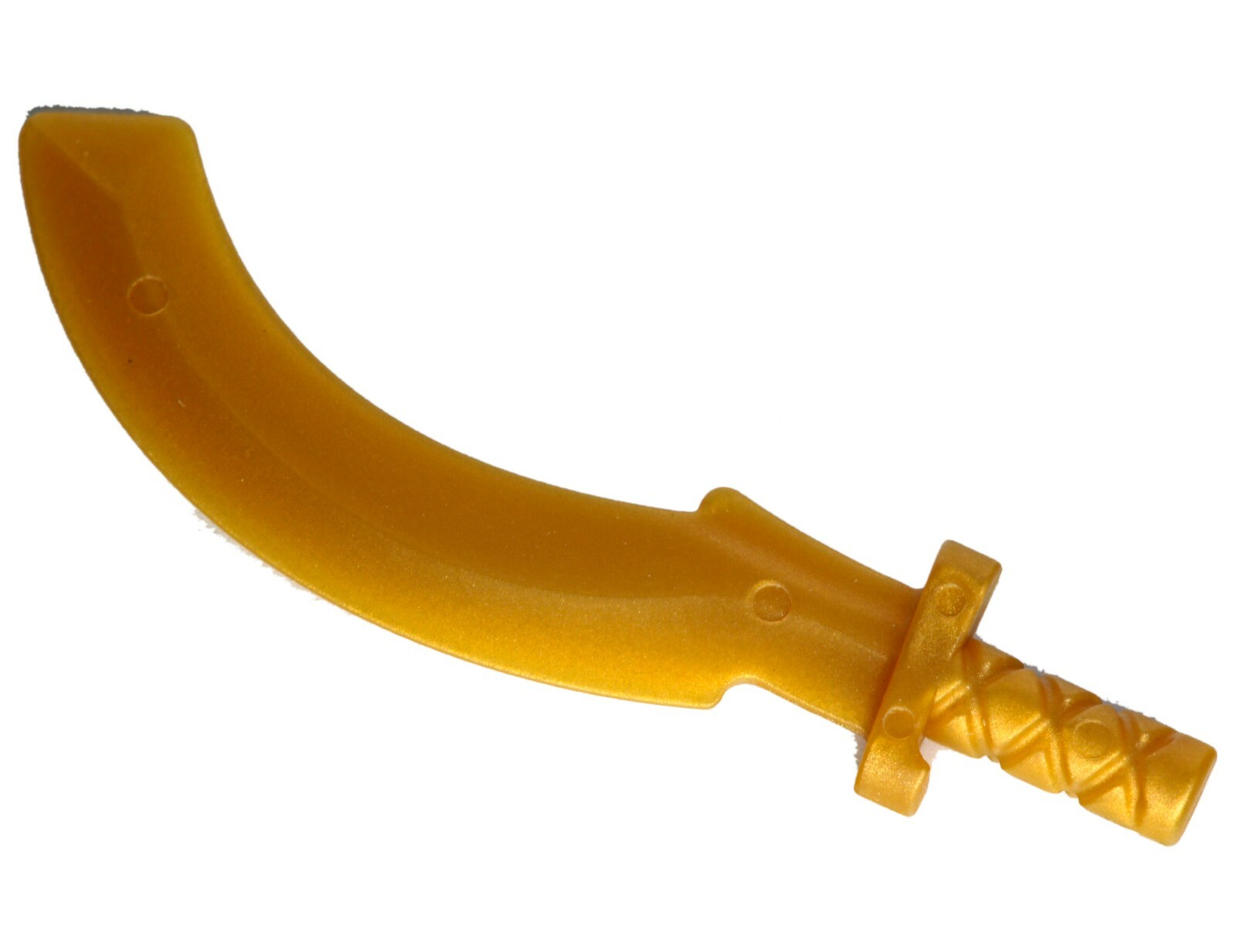 NEW LEGO - Weapon - sword - Khopesh Sickle Sword Pearl Gold x1 - 7326 ...